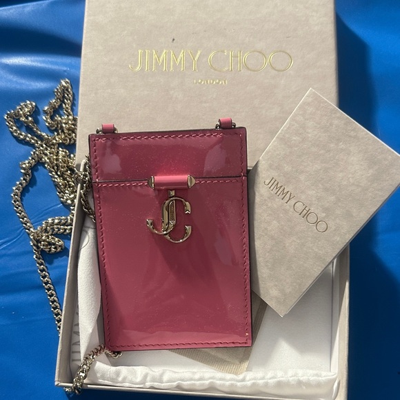 Jimmy Choo | Accessories | Jimmy Choo Fuchsia Patent Leather Card ...